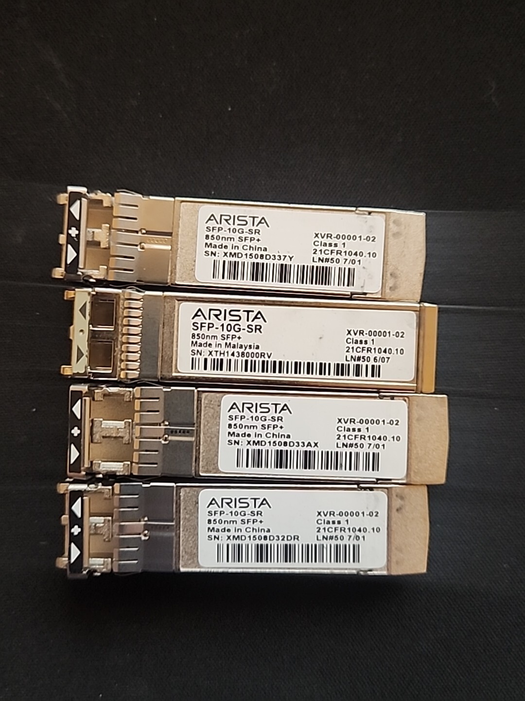 Arista SFP-10G-SR 850nm SFP+ Optic Transceiver LC 10GBase-SR | eBay