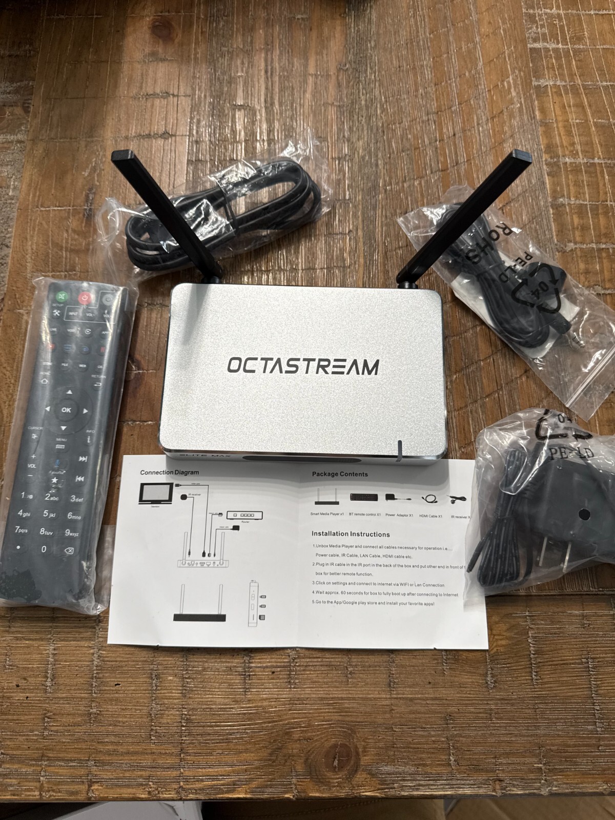 OctaStream Elite Max Smart Media Player with Android 12 Quad-core 128GB ...