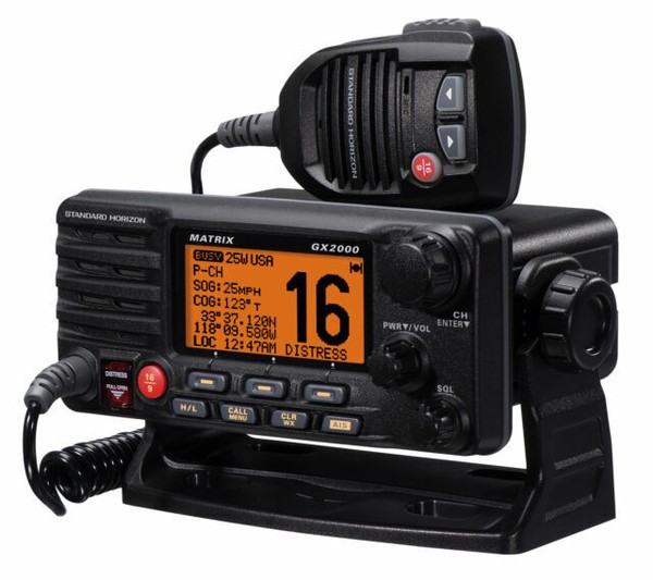 Standard Horizon Matrix Gx2000 VHF W/optional Ais Input 30w PA for sale ...
