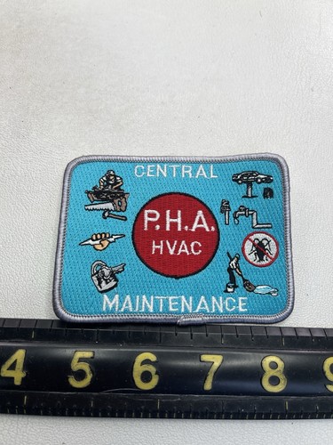 PHA HVAC Heating & Air Conditioning Central Maintenance Patch T034 | eBay