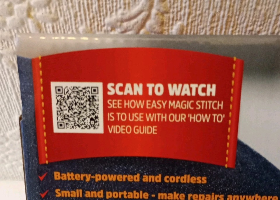 JML Magic Stitch Portable Cordless Handheld Sewing Machine | eBay UK