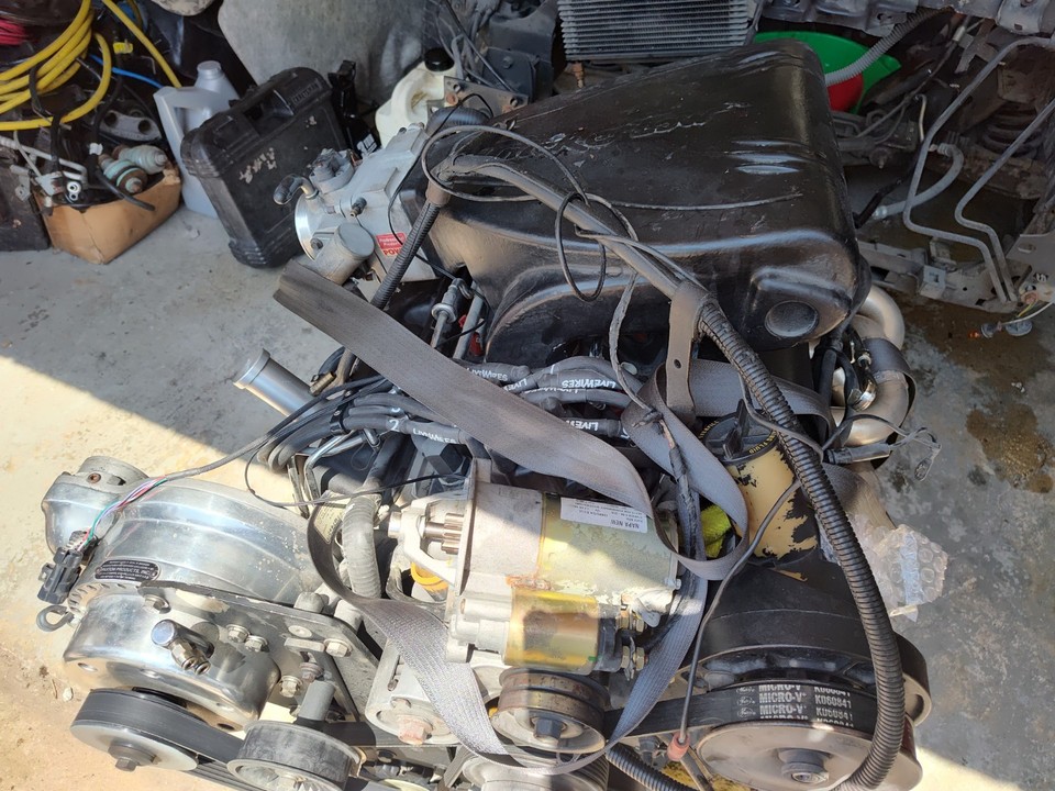 1987-95 FORD MUSTANG 5.0 302 306 ENGINE WITH NO MILES SUPERCHARGER NOT ...