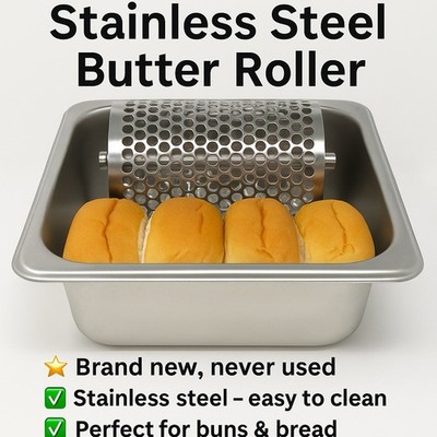 Commercial Stainless Steel Butter Roller Wheel Dispenser – Brand New | eBay