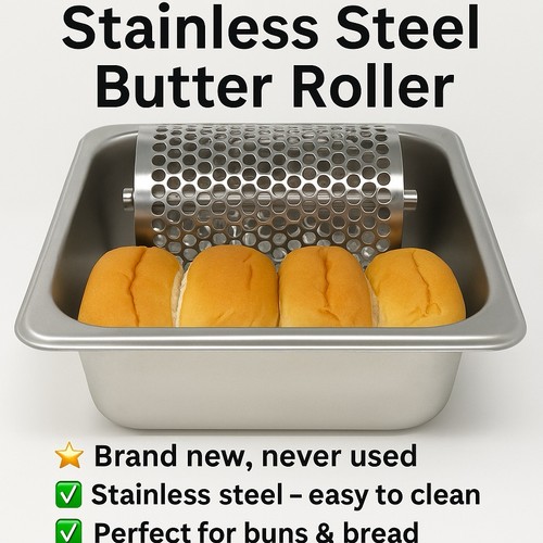 Commercial Stainless Steel Butter Roller Wheel Dispenser – Brand New | eBay