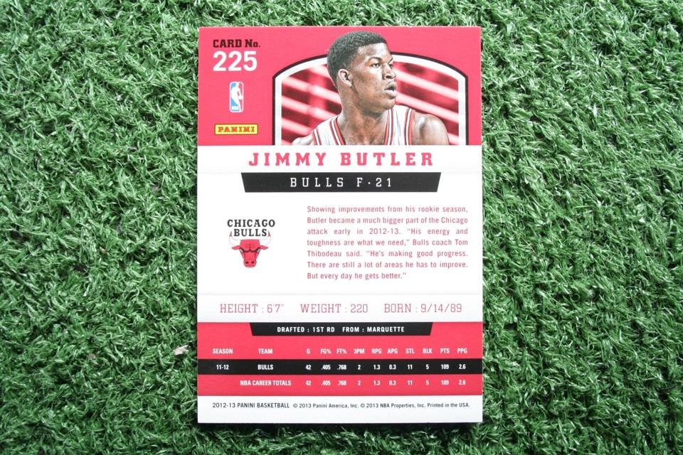 Jimmy Butler 2012-13 Panini Basketball #225 Rookie | eBay