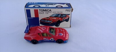 tomica japan renault alpine racing 70s diecast metal toy 1/64 | eBay