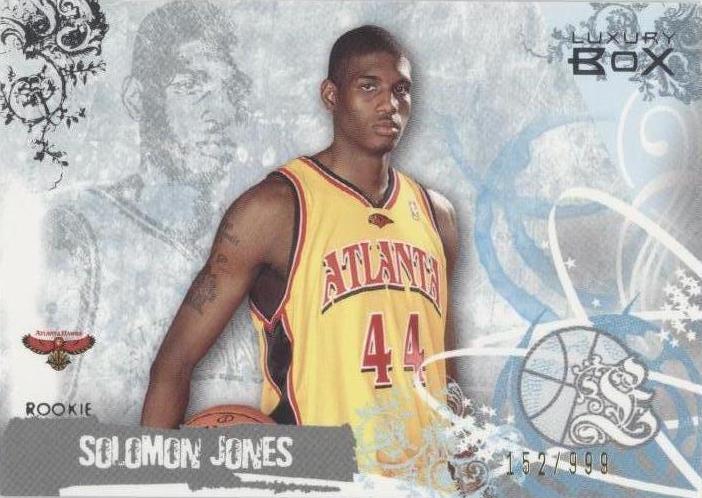 2006-07 Topps Luxury Box - Rookie Solomon Jones #58 /999 (RC) for sale ...