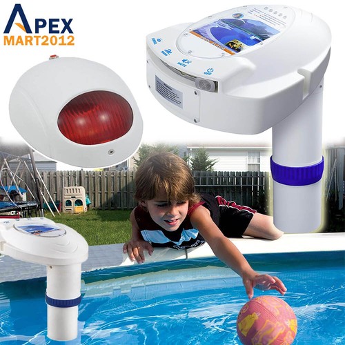 Swimming Pool Alarm Above/Inground Safety Guard Motion Sensor + In-home ...
