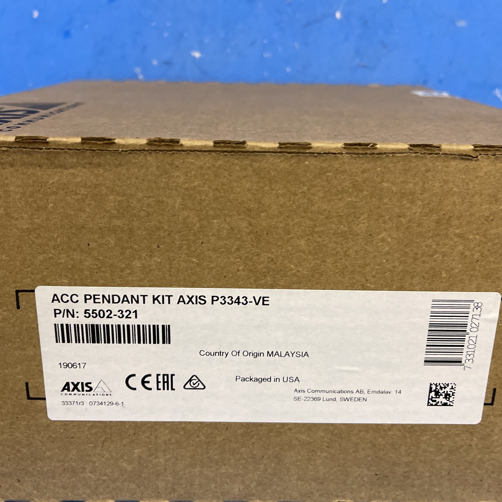 Axis Communication Inc P33 Ve Series Pendant Kit for sale online | eBay