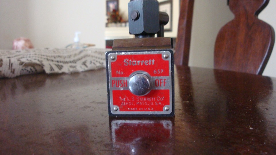 STARRETT 657 Flex-O-Post Magnetic Dial Indicator Holder - NICE USA | eBay