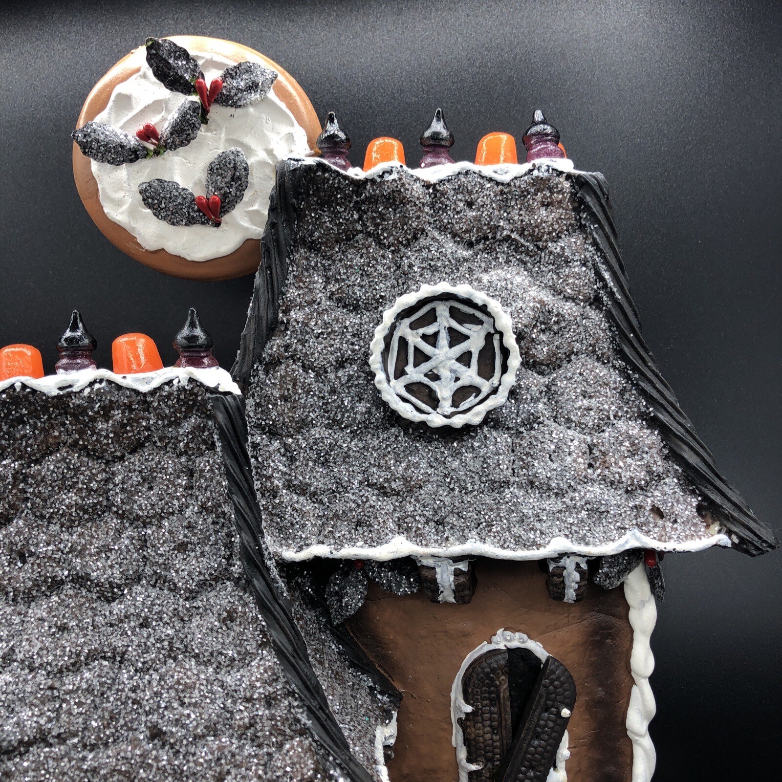 2008 Traditions by Byers' Choice Lighted Haunted Gingerbread Halloween ...