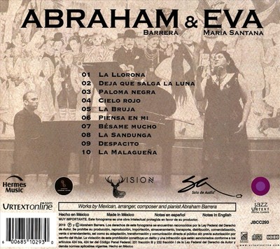 ABRAHAM BARRERA / EVA MARÍA SANTANA ABRAHAMS & EVA: RAICES NEW CD ...