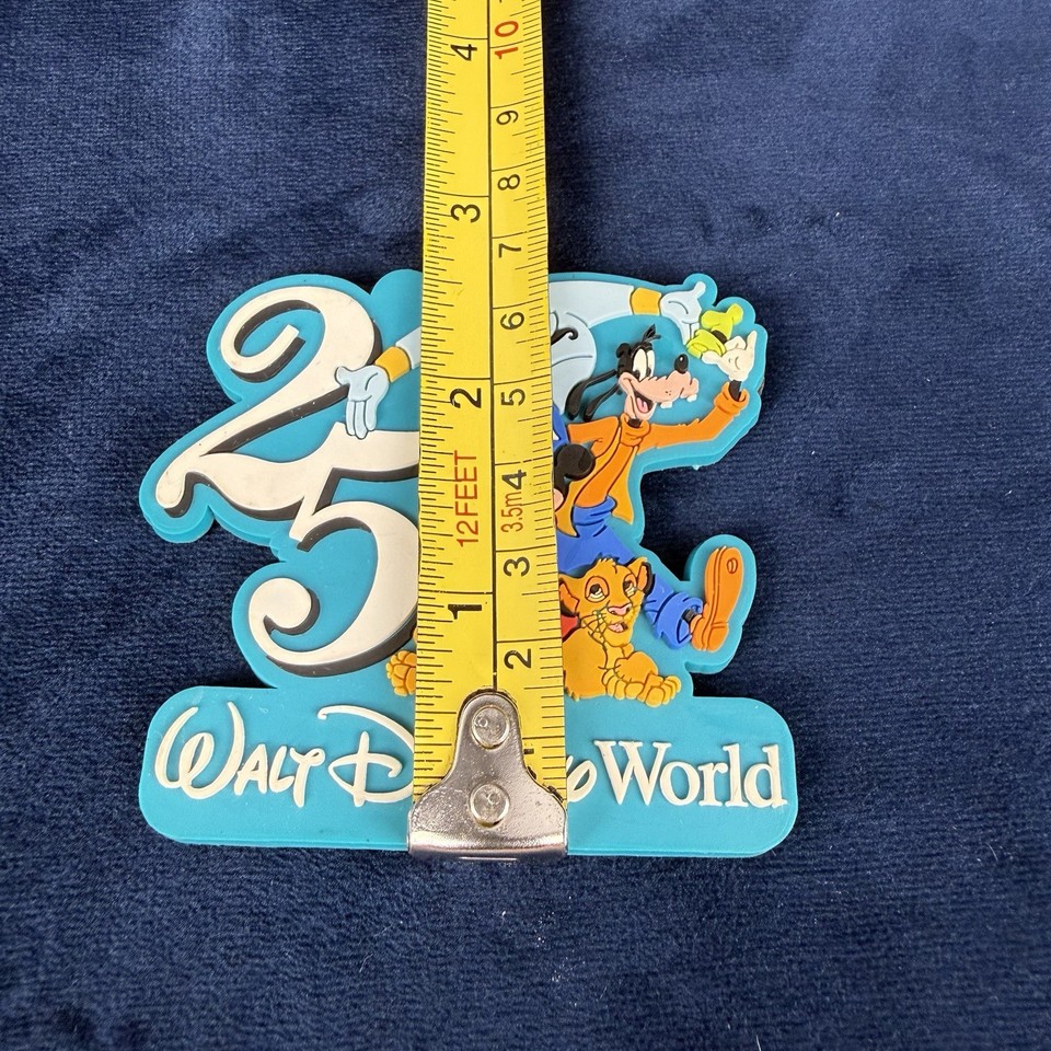 Disney Refrigerator Magnet 25 Year Celebration Mickey Mouse Goofy Simba ...
