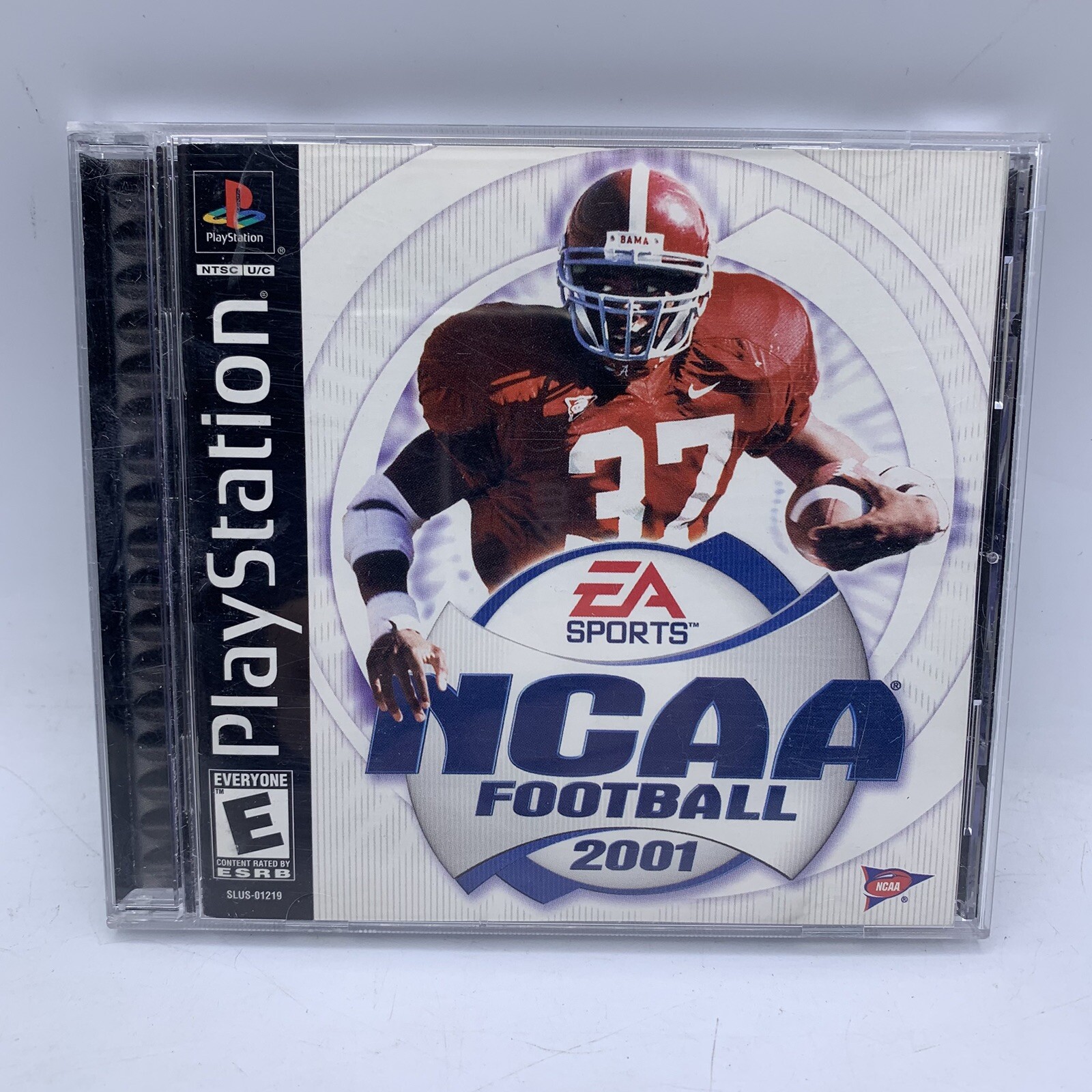 NCAA Football 2001 (Sony PlayStation 1 2000, PS1) W/ Manual Black Label ...