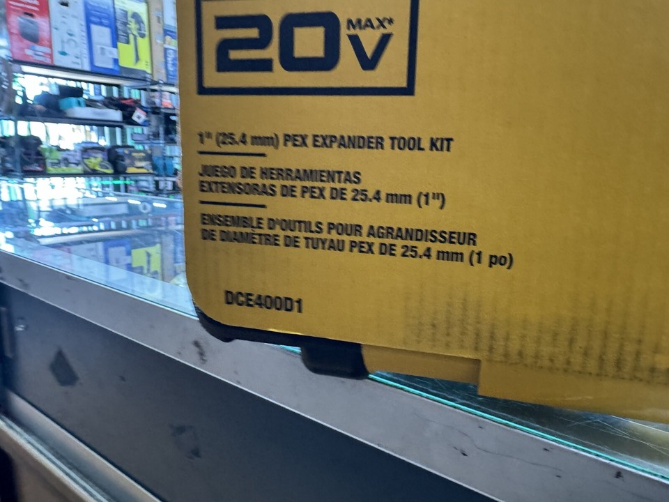 DeWalt DCE400B 20V MAX Cordless 1" PEX Expander Type-A tubing NEW ...