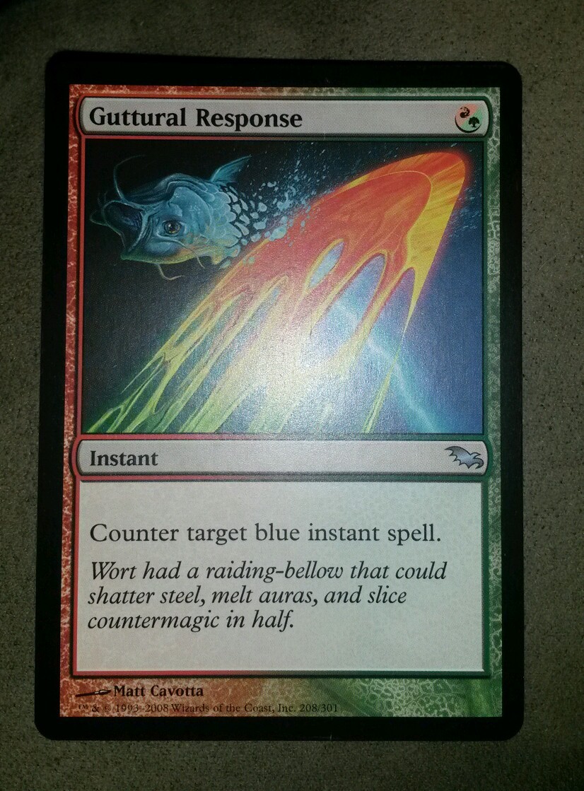 1x MTG MAGIC THE GATHERING Guttural Response nm x 1 | eBay