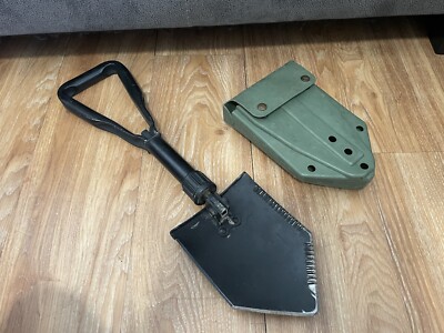Vintage AMES 85 US Military Tri Fold ENTRENCHING SHOVEL E-Tool VINYL ...