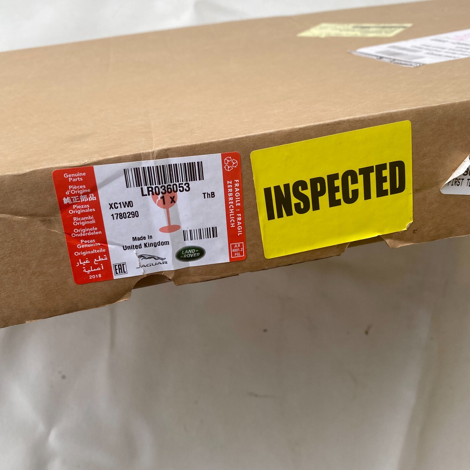 Land Rover WHEELARCH Front Moulding Range Rover Evoque LH OEM LR036053 ...