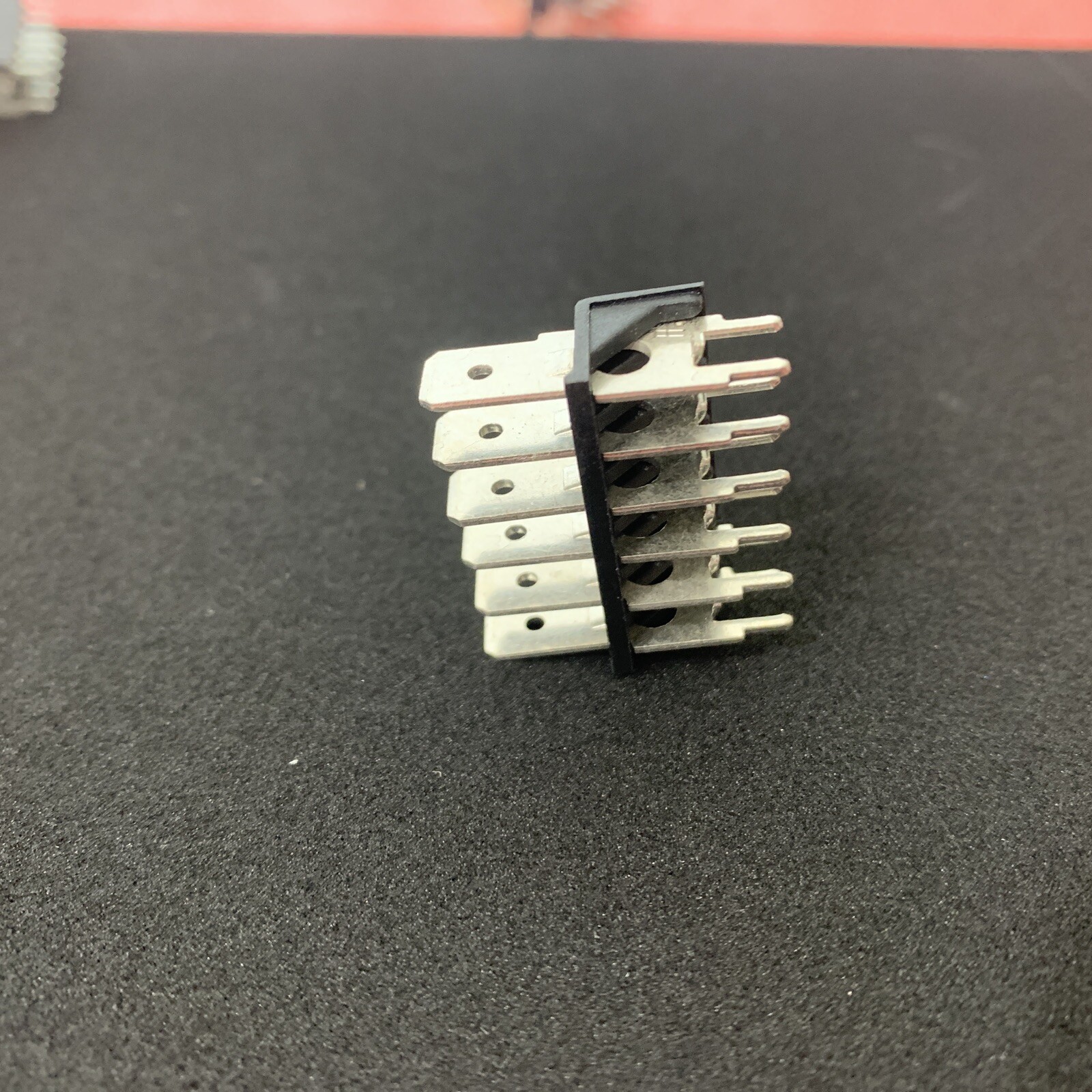 7836 QUICK FIT TERMINAL 6 TAB STEEL PC QUICK FIT HEADER KEYSTONE MALE ...