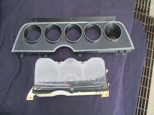 1972 Ranchero GAUGES w BEZEL SURROUND gran torino oem original ford ...