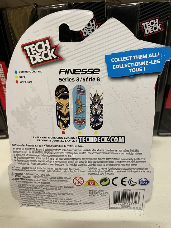 Tech Deck Finesse Fingerboard Series 8 - 20th Anniversary Rare | eBay