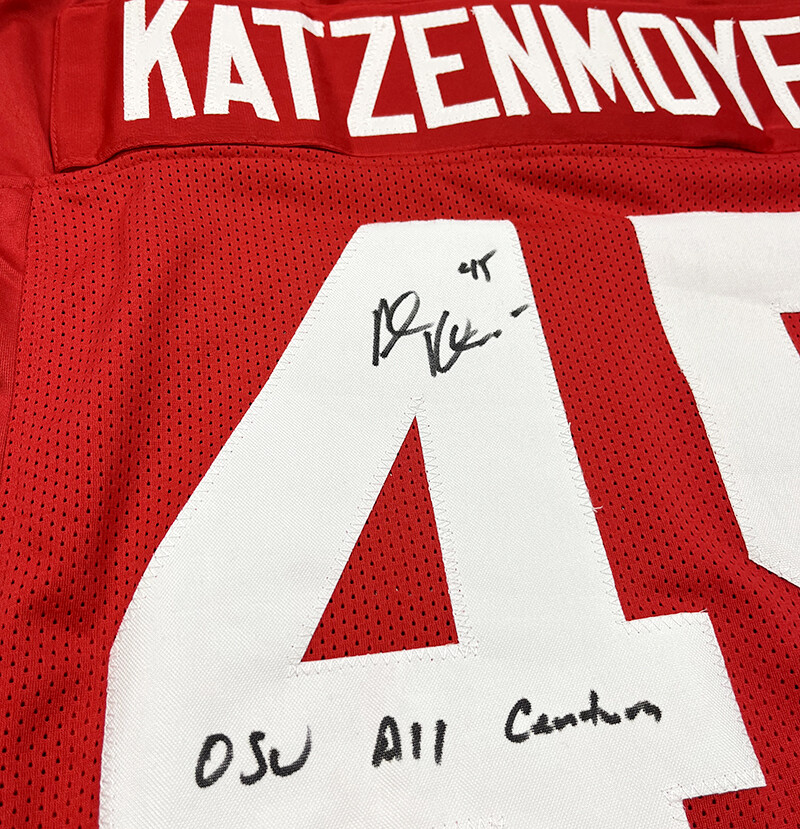 Andy Katzenmoyer Autographed Ohio State Buckeyes Jersey OSU All Century ...