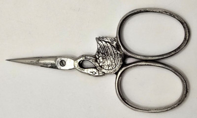 Antique Figural Swan Embroidery Scissors | eBay