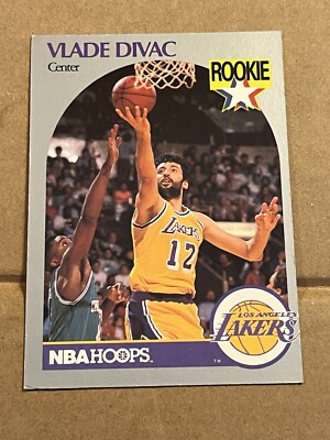 1990-91 NBA HOOPS - VLADE DIVAC LAKERS ROOKIE #154 | eBay