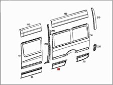 MERCEDES Mercedes-Benz OEM Side Panel-wheelhouse Fender Liner Left ...