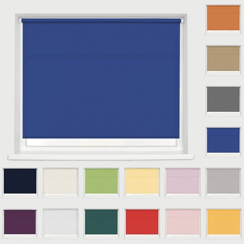 Modern Dim Out Roller Blinds - Daylight Filtering - Upto 240cm | eBay UK