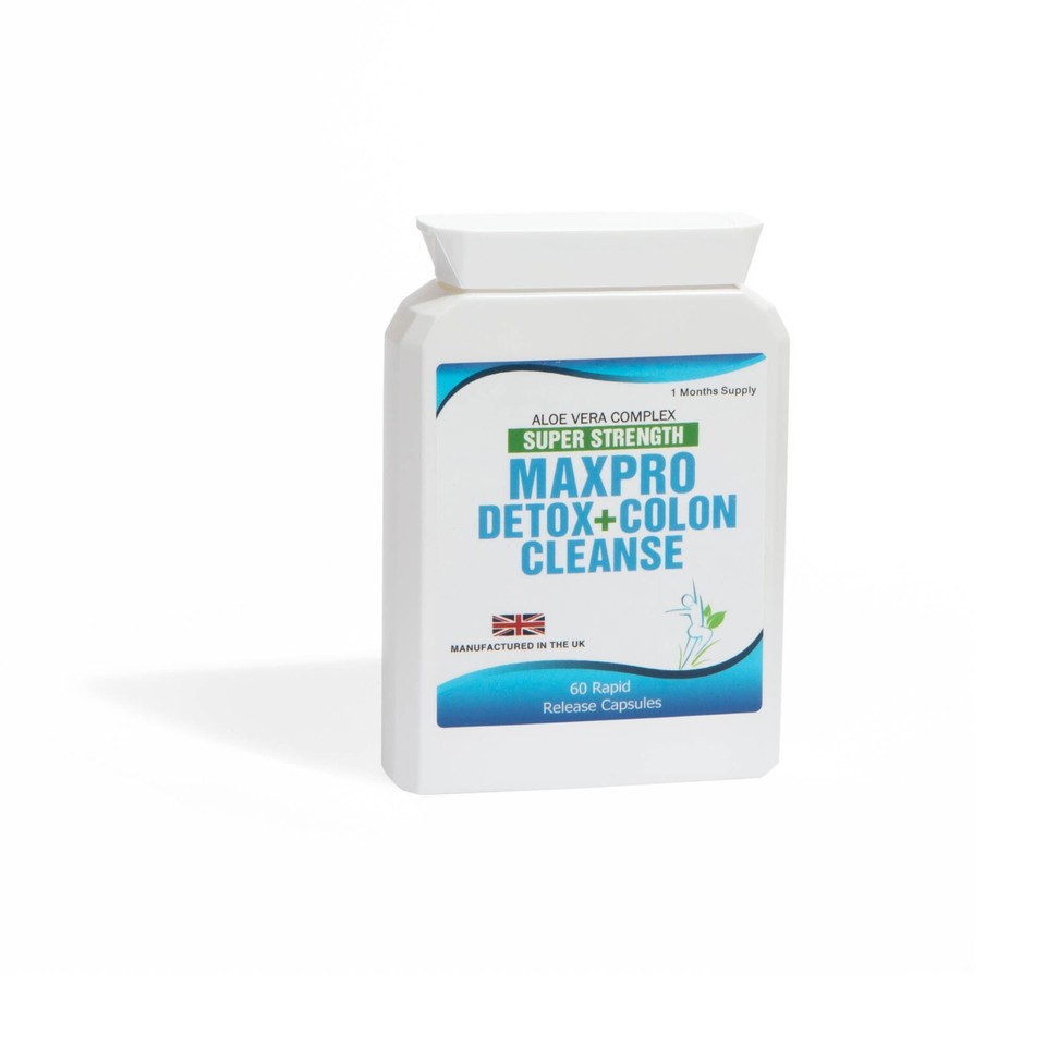 60 Max Cleanse Pro Colon Cleanse Detox Plus Free Weight Management ...