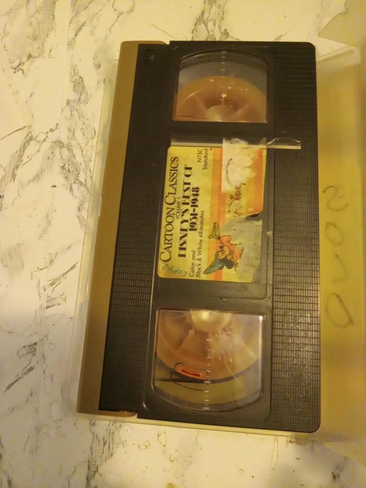 1983 CARTOON CLASSICS #5 DISNEY'S BEST OF 1931-1948 VHS Tape ORIG ...