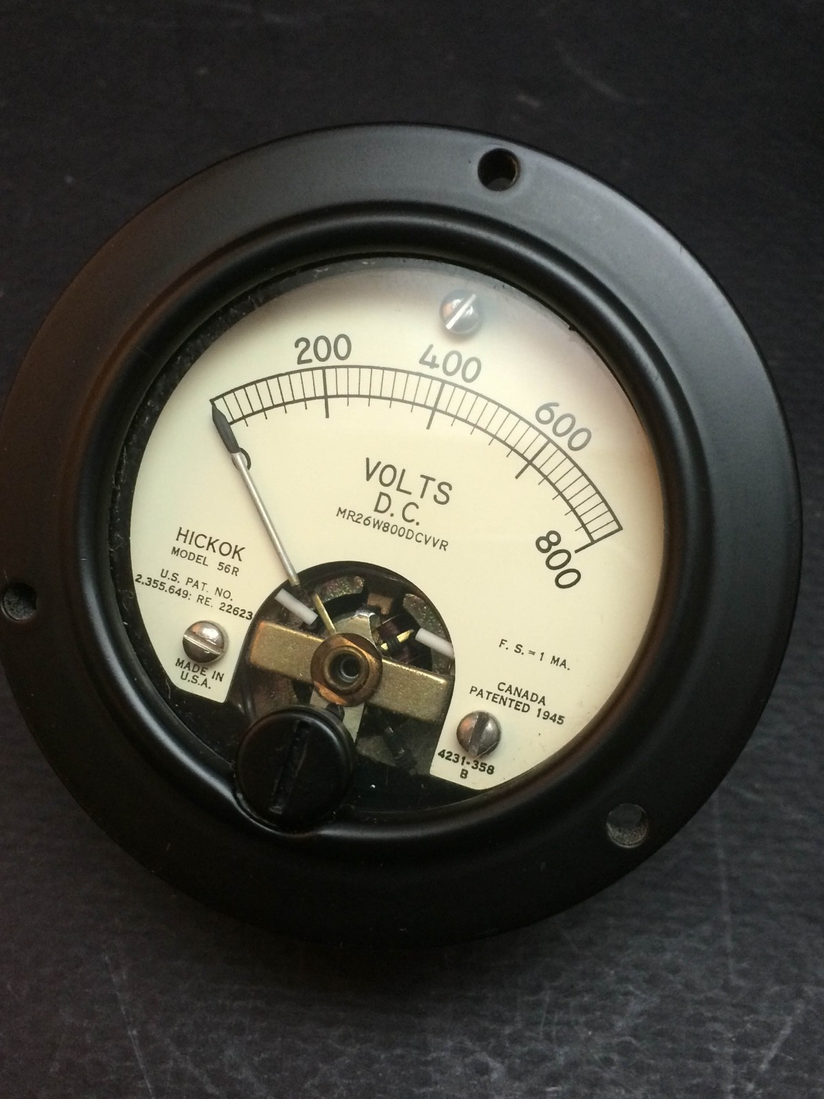 Westinghouse Hickok Meter 0-800 Model 56R NOS! 66259590339 Gauge Volt ...