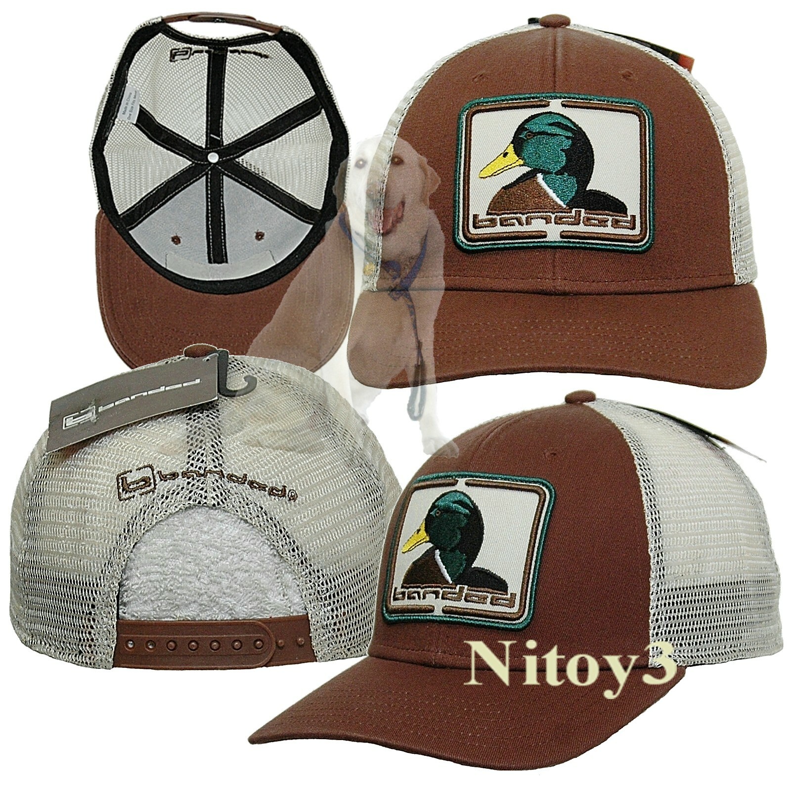 Banded Mallard Patch Trucker Baseball Cap-Hat Men One Size (T) | eBay