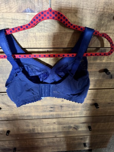 Glamorise 1000 Full Figure MagicLift Original Wirefree Support Bra Blue ...