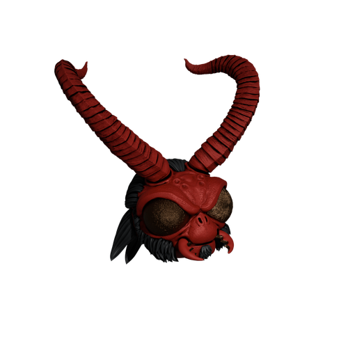 1/10 Scale Head [Unpainted]: Anthropomorphic Insect Alien (Hell-Roach ...