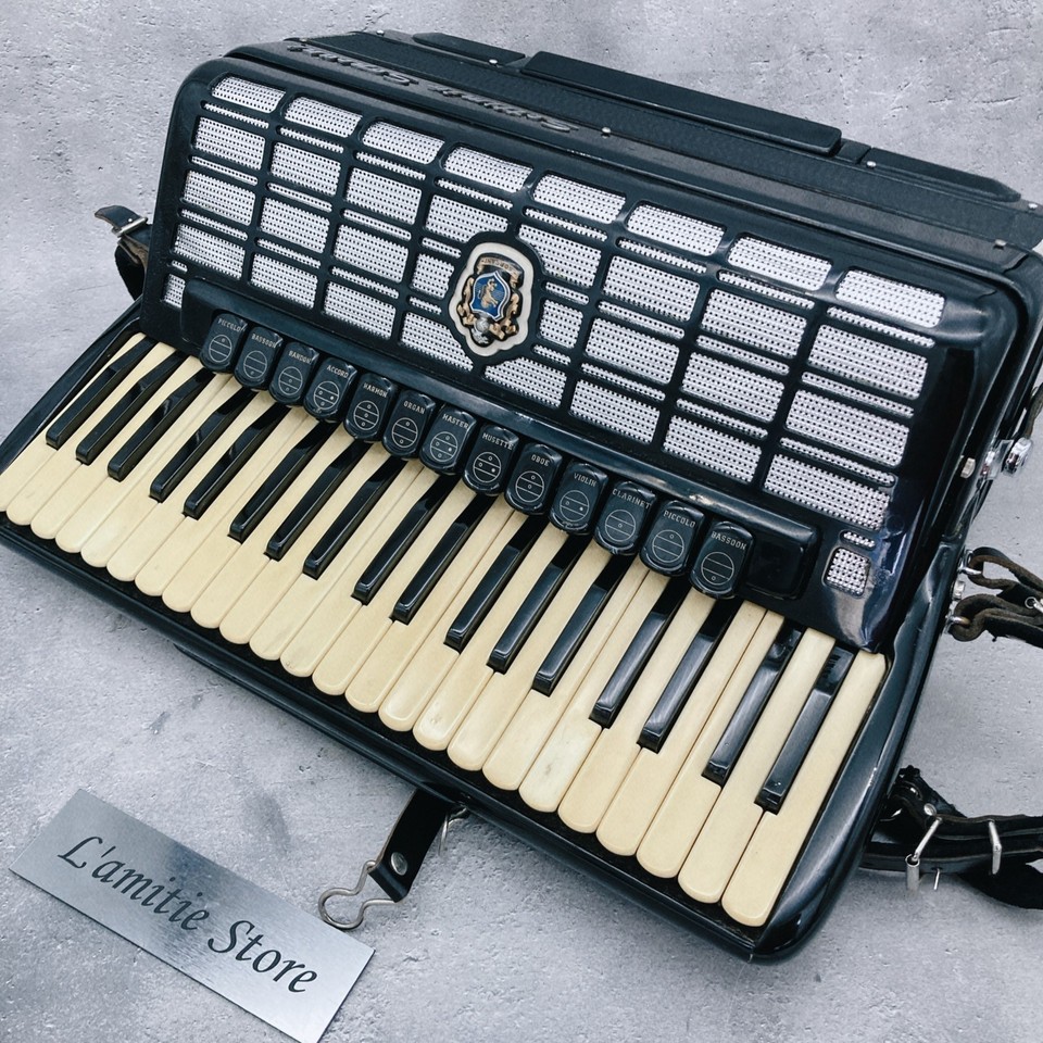 Settimio Soprani 41 Key 120 Base Accordion Keyboard Black Italy Tested ...