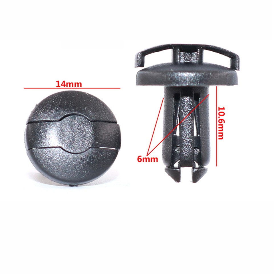 10 Motorcycle Expanding Rivet Fastener Fairing Trim Clips for Honda | eBay