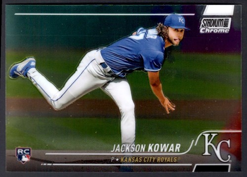 Jackson Kowar 2022 Topps Stadium Club Chrome Rookie Card RC #55 Kansas ...