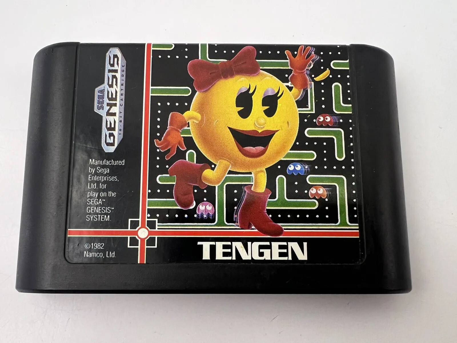 Ms. Pac-man Sega Genesis Cartridge 1982 Tengen Official Collection | eBay