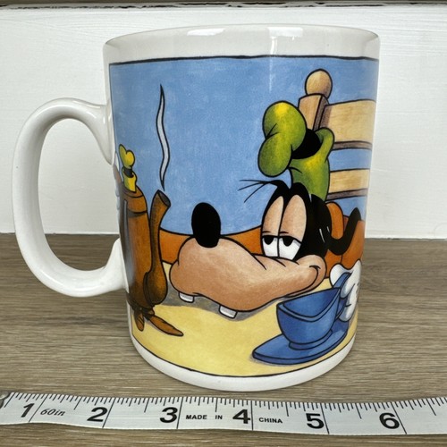 Disney Goofy Oversized Jumbo Mug Sleepy Tired Morning Coffee Cup 28 Oz ...
