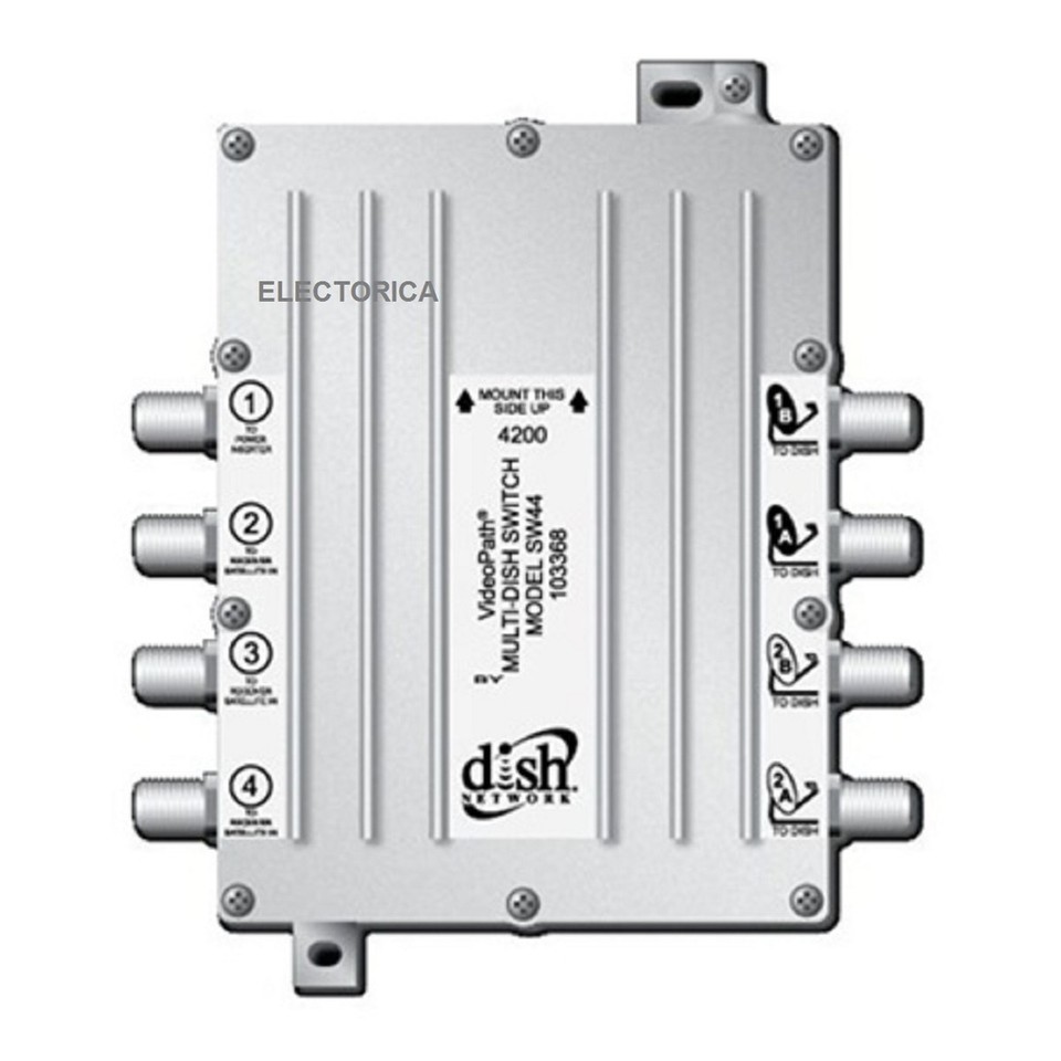 SW44 Dish Network Bell EXPRESS MULTI SWITCH SW-44 110 119 SATELLITE TV ...