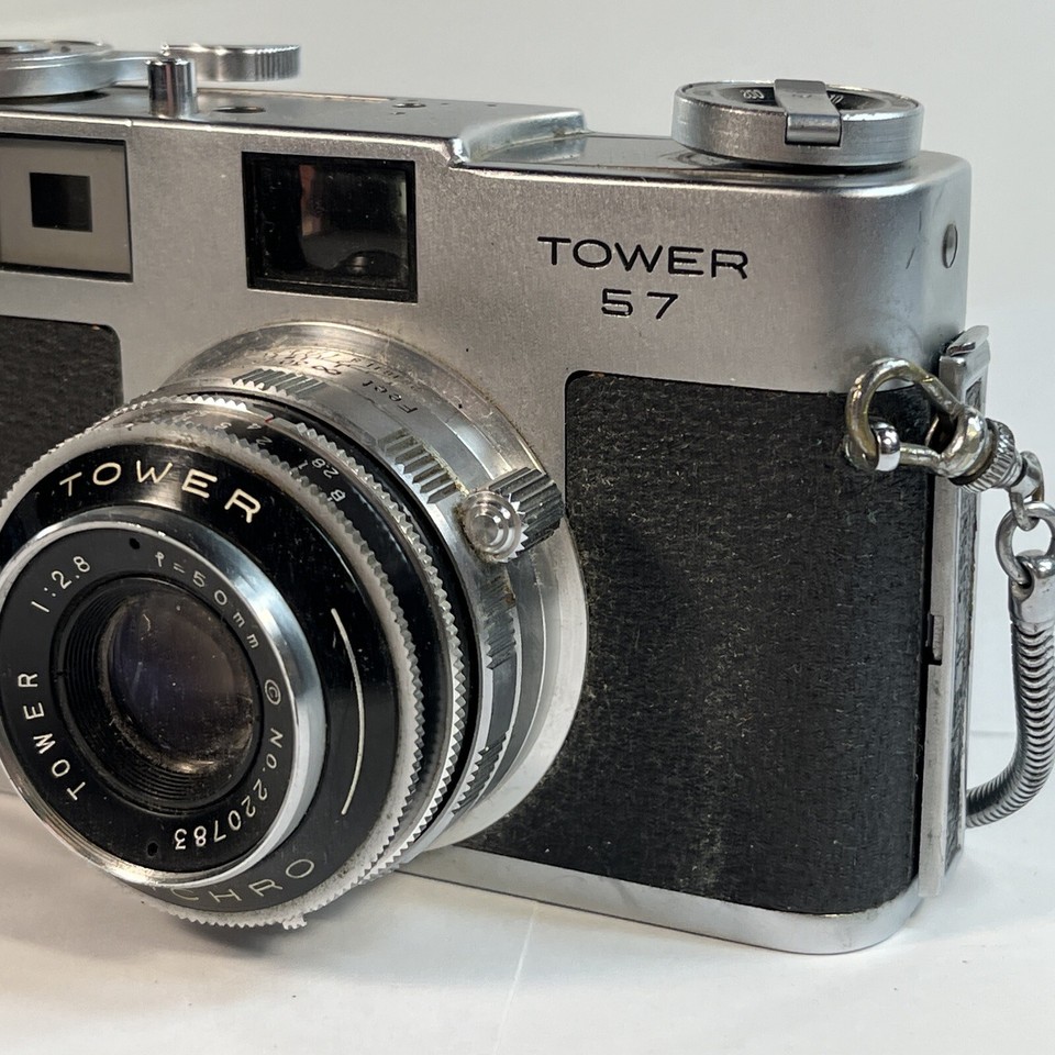 Tower 57 35mm Camera With F50mm Lens Vintage Untested Sold As Is | eBay