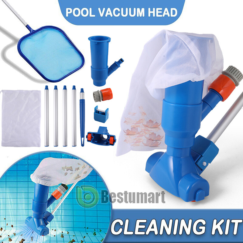Swimming Pool Spa Suction Vacuum Head Cleaner Cleaning Pond Tool Kit ...