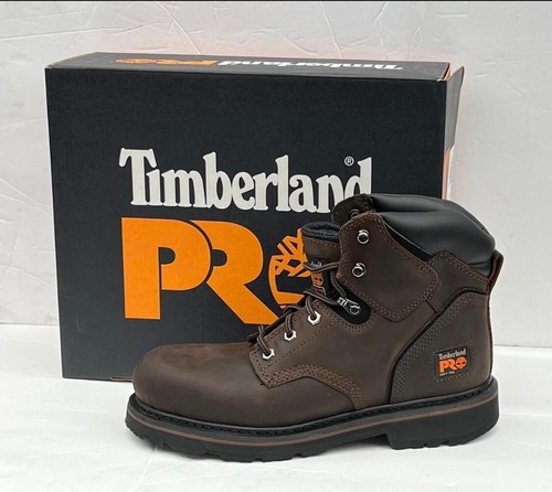 Timberland PRO Men's 6" Pit Boss Soft Toe Work Boot Leather Brown New ...