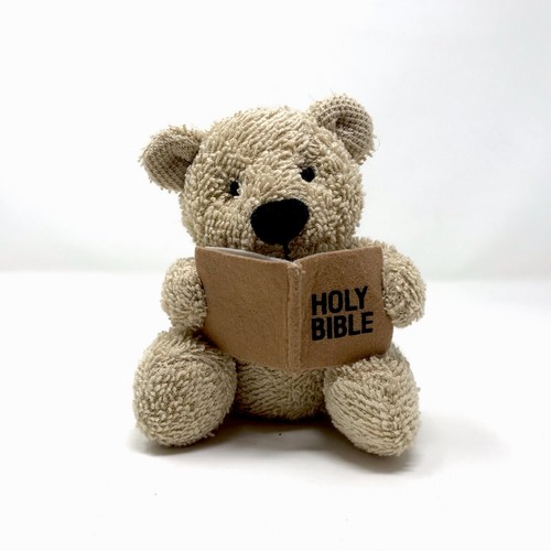 MESSIAH'S MESSENGERS SMALL TERRY CLOTH TEDDY BEAR HOLY BIBLE PLUSH ...