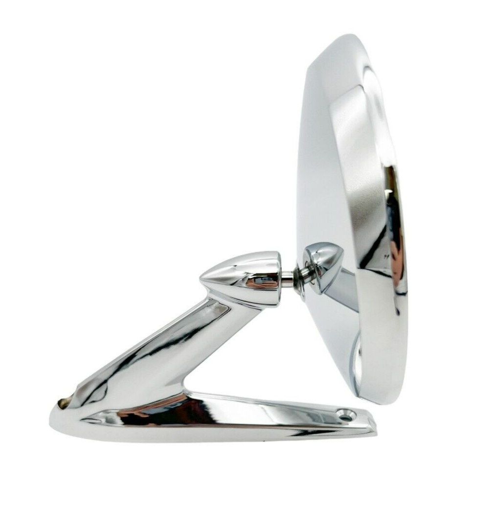 Pair Chrome Exterior Rear View Side Mirrors For 1964-1966 Ford Mustang ...