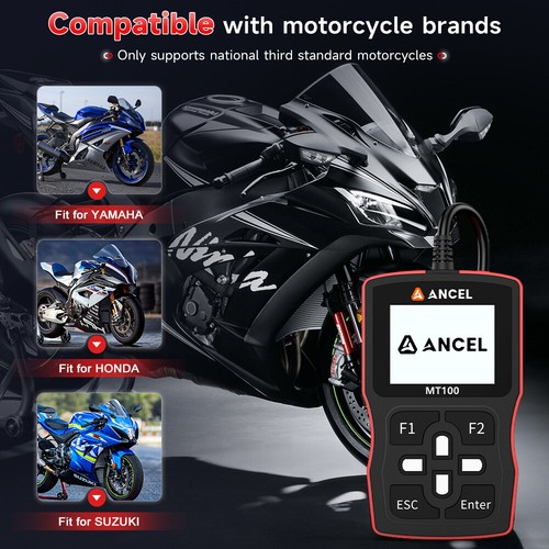 ATV Motorcycle Scanner Fit for YAMAHA/HONDA/SUZUKI Code Reader ...