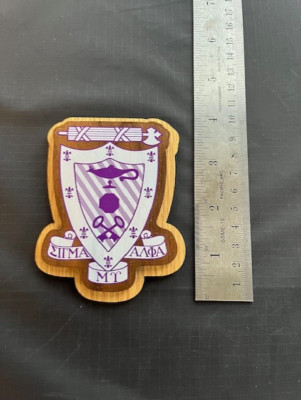 Sigma Alpha Mu Double Raised Wood Crest Shield NEW, LICENSED | eBay