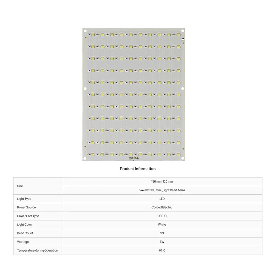 10pcs for Bambu CMYK LED Backlight Board CMYK Lithophane LED ...